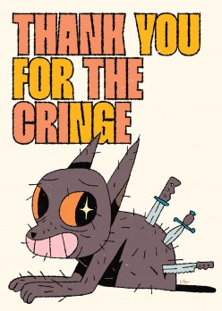 "Cringe" poster by Tomasz Kaczkowski