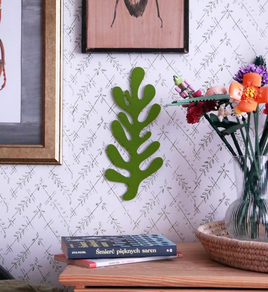 Coral wall decoration by Agnieszka Siero wall being