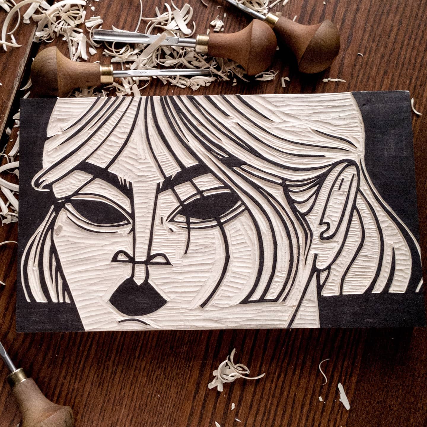 Kilka słów o drzeworycie i linorycie - wall-being