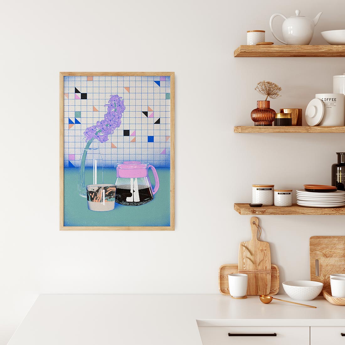 Plakaty do małych mieszkań - optyczne powiększenie - wall-being