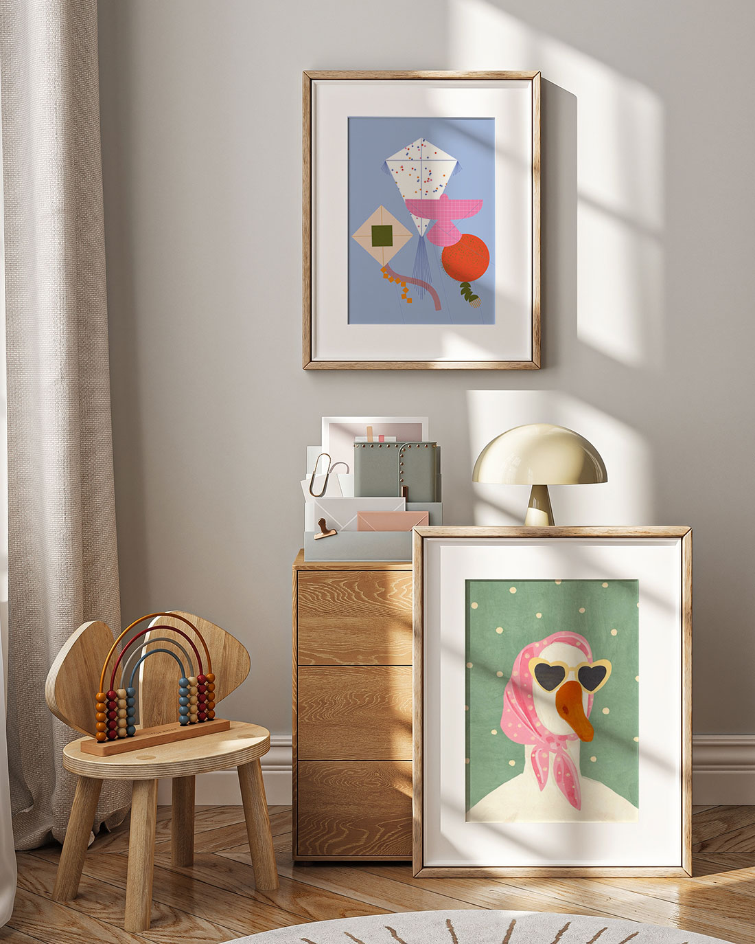 Plakaty do małych mieszkań - optyczne powiększenie - wall-being