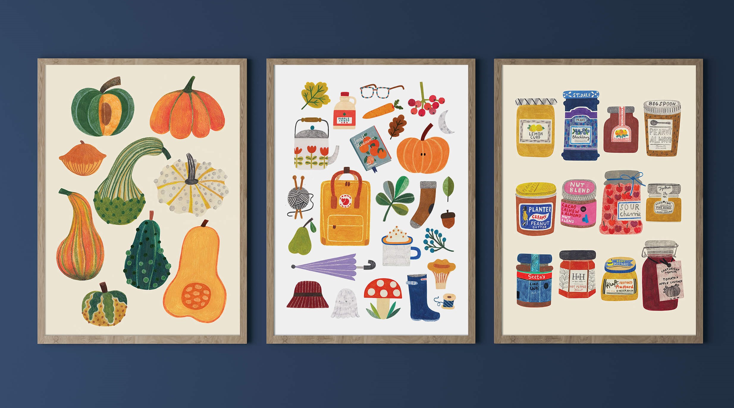 Kolekcja plakatów jesiennych wall-being - wall-being